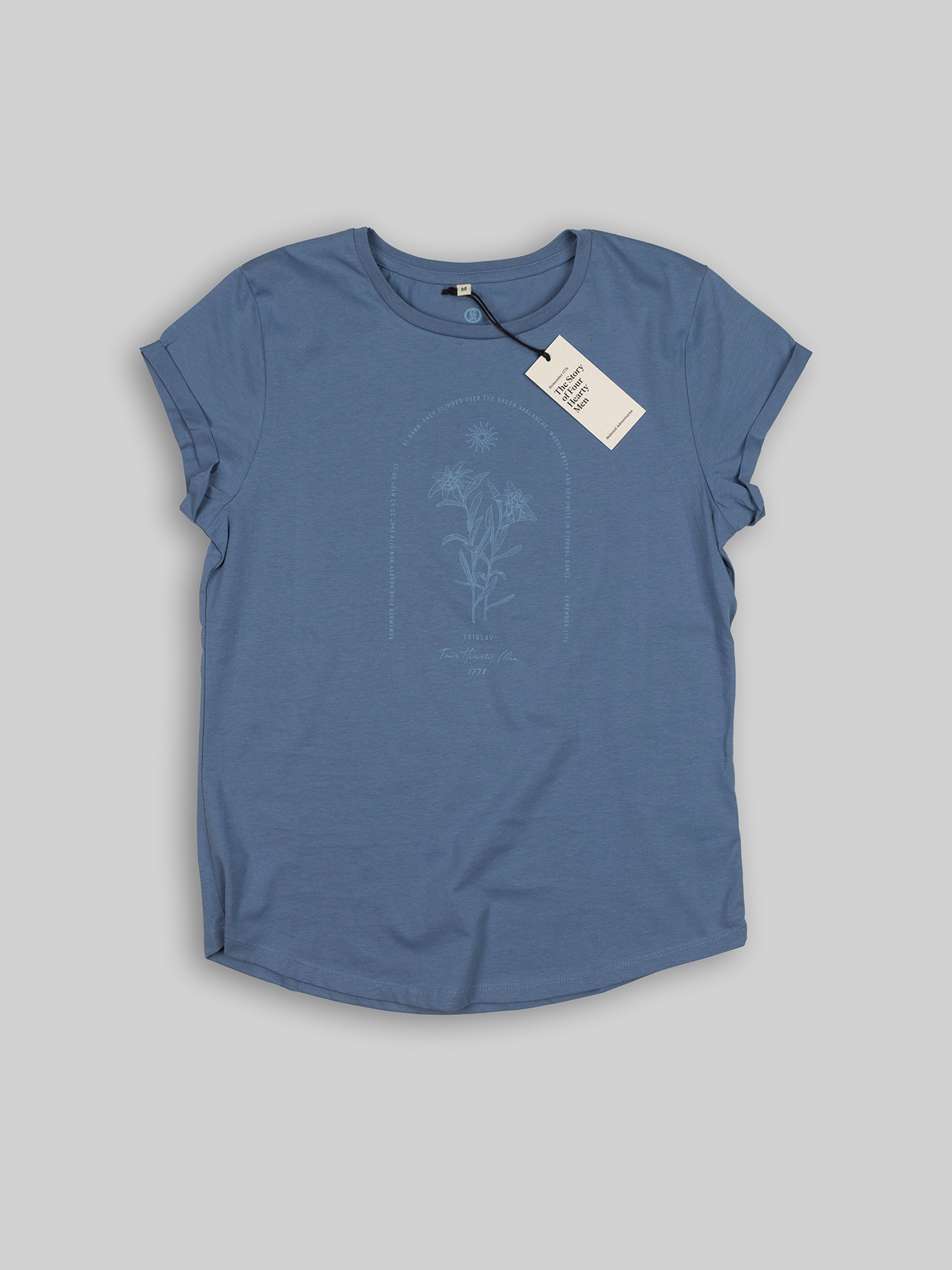 Light Blue Edelweiss Tee » Rebond Adventures